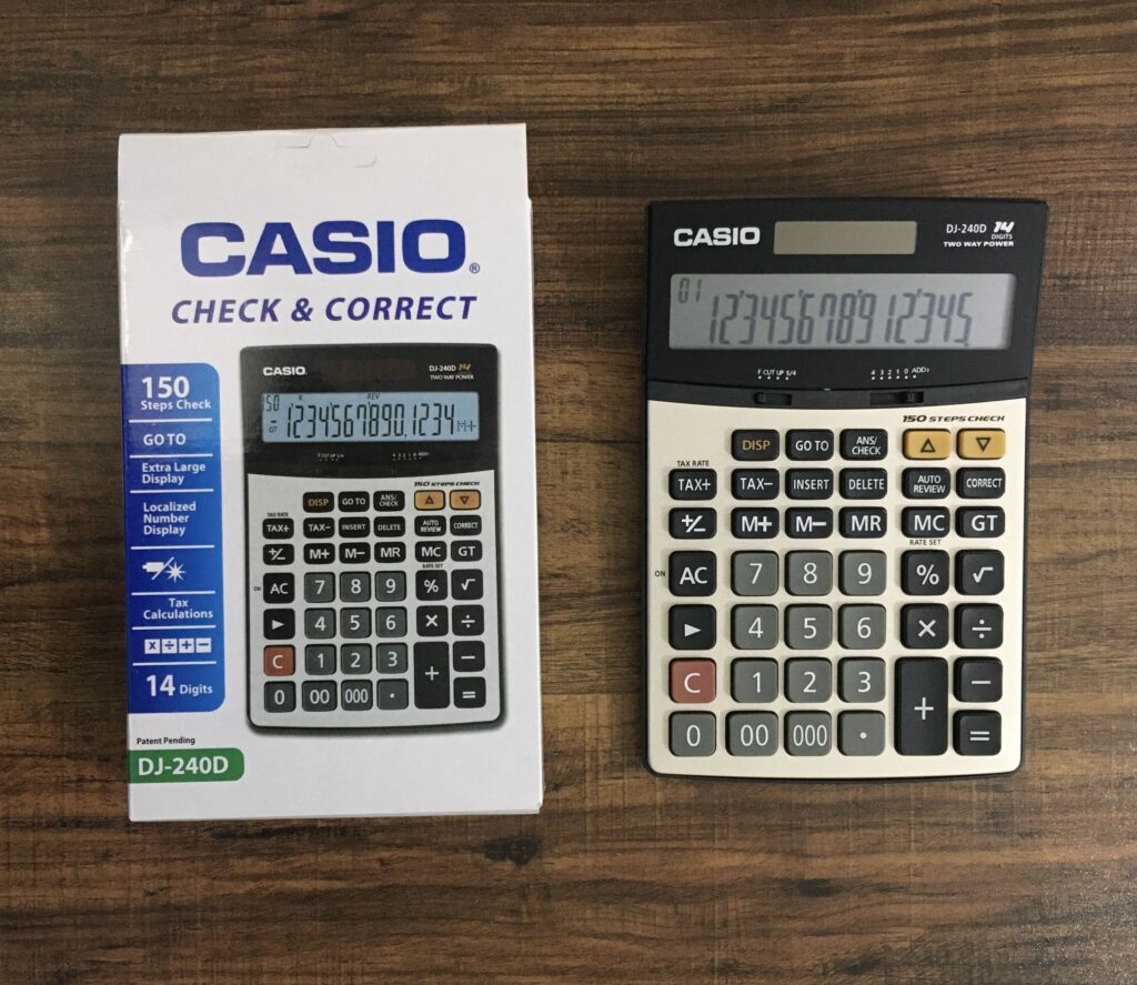 CASIO DJ-240D Desk Calculator – BabaGroup.Pk