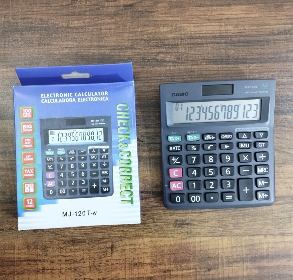CASIO MJ-120T Desk Calculator – BabaGroup.Pk
